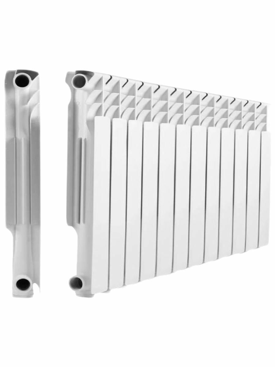 Радиатор алюминиевый THERMA Q2 500/80 12 секций 1572 Вт. Товар уцененный