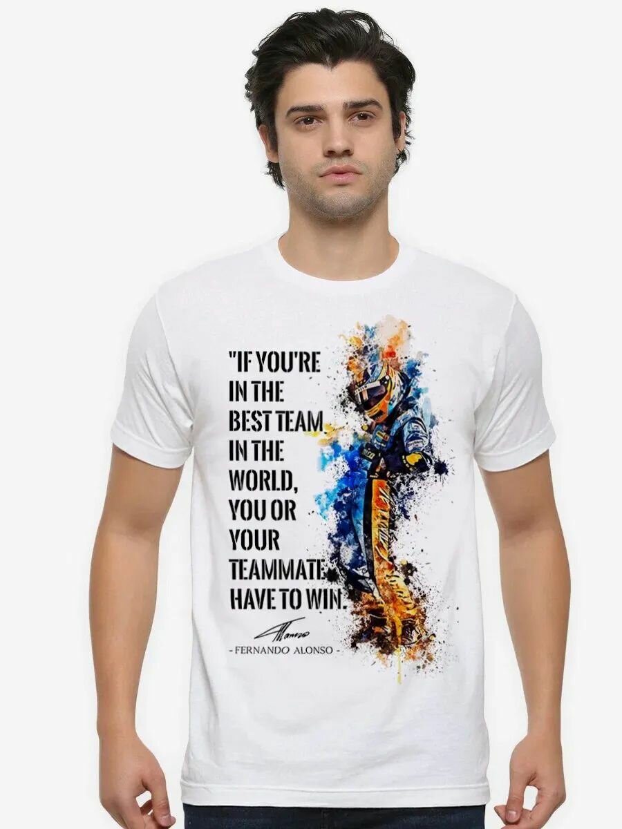 Футболка Фернандо Алонсо / Формула 1 / Мужская