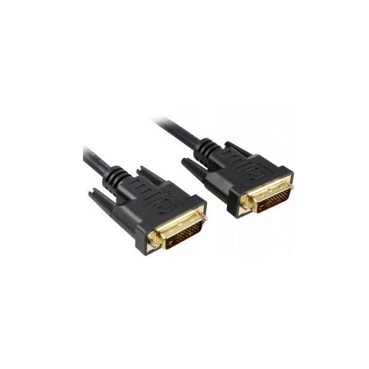 Кабель DVI dual link (25M-25M) 5м Exegate, позолоченные контакты EX257296RUS