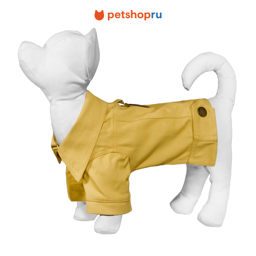 Yami-Yami одежда Куртка для собак, желтая, размер S, спинка 25 см