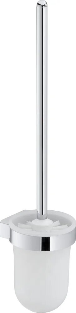 Ершик для унитаза Keuco City.2 02764 настенный, латунный, хром, открытый, с подставкой