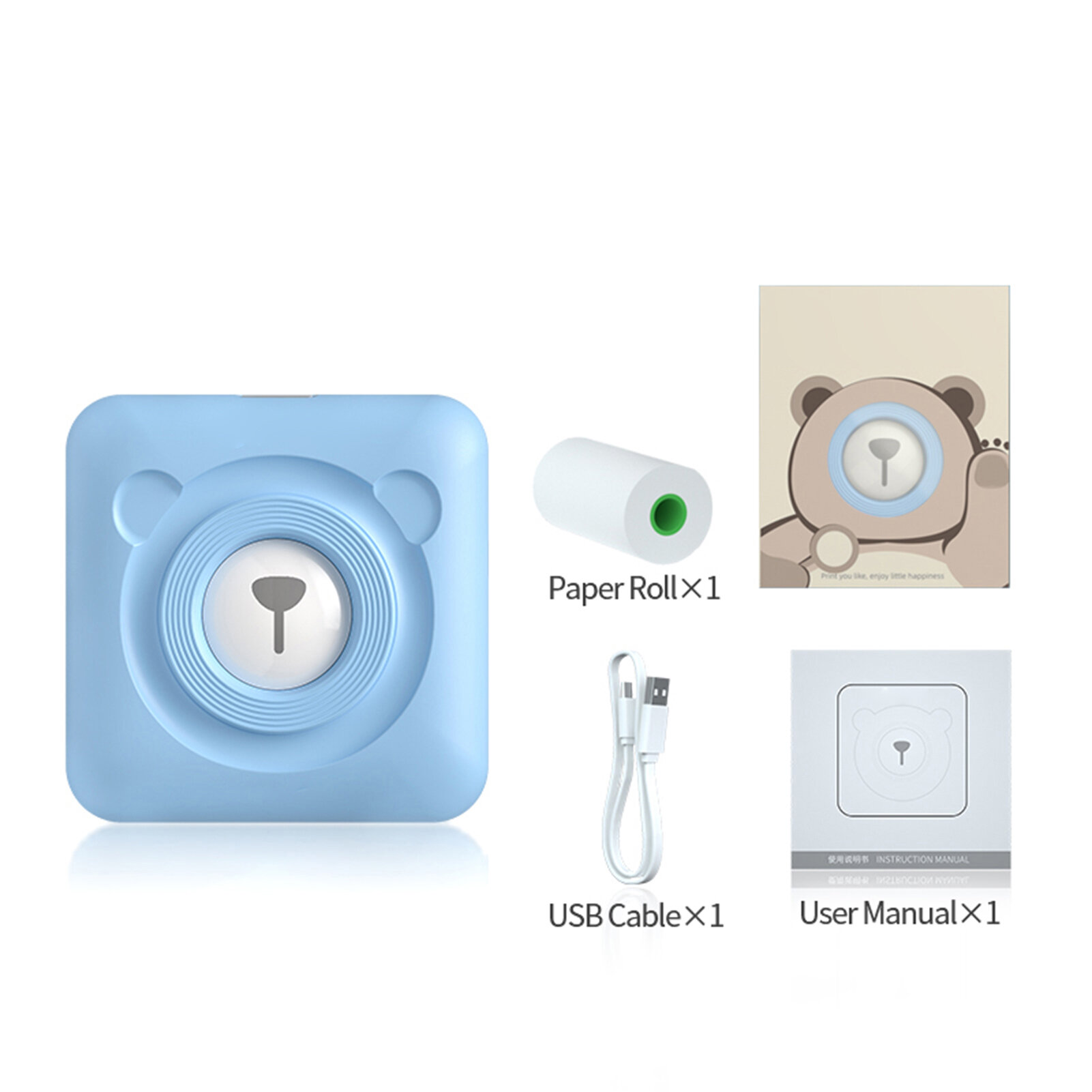 Перипаж мини-карманный карманный тепловой принтер беспроводной принтер BT Pictue Photo Метка Memo Pryppat Printer Phot