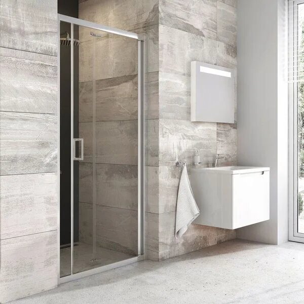 Душевая дверь в нишу Ravak Blix BLDZ2-70 стеклянная, гармошкой, 70 см