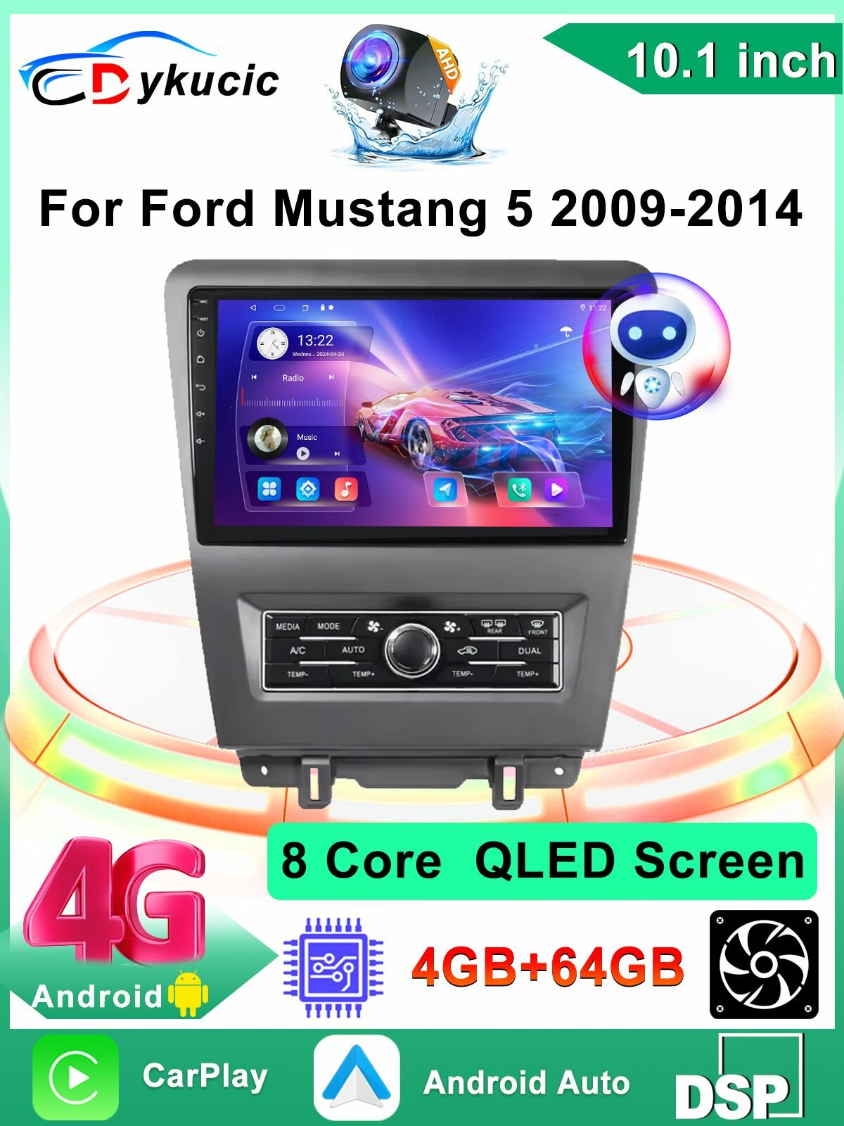 Магнитола для Ford Mustang 5 2009-2014