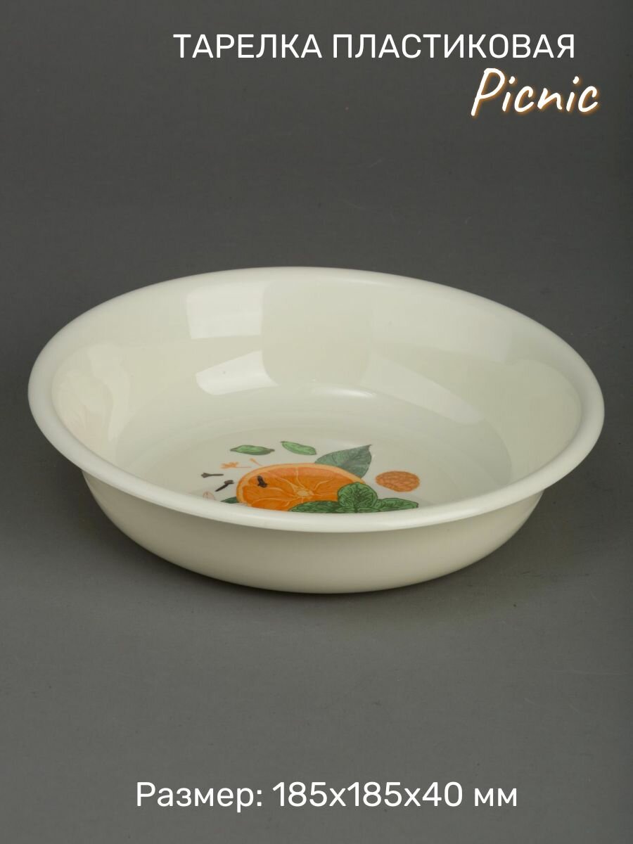 Тарелка Бытпласт Picnic