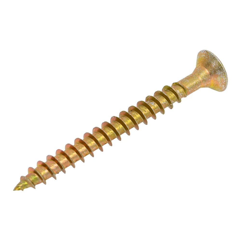 Саморезы универсальные ООО "Тэмпо-Метиз" 6x60 желтый цинк, 1 кг 521234