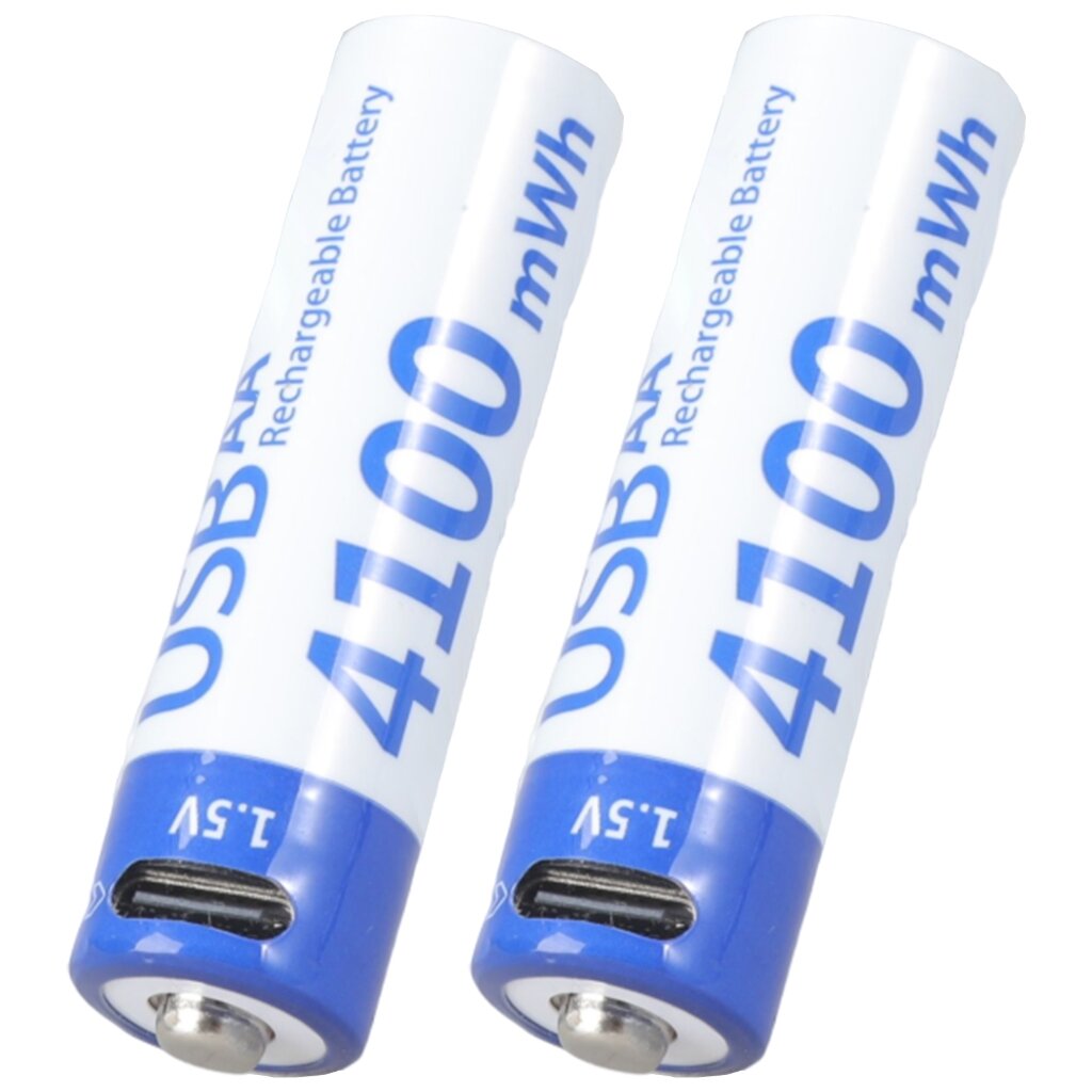 2шт 1.5V 4100mWh LR6 Батареи Типа C Аккумуляторная Батарея для Мыши Пульт Дистанционного Управления Маленький Вентилятор Электрические Игрушки Часы