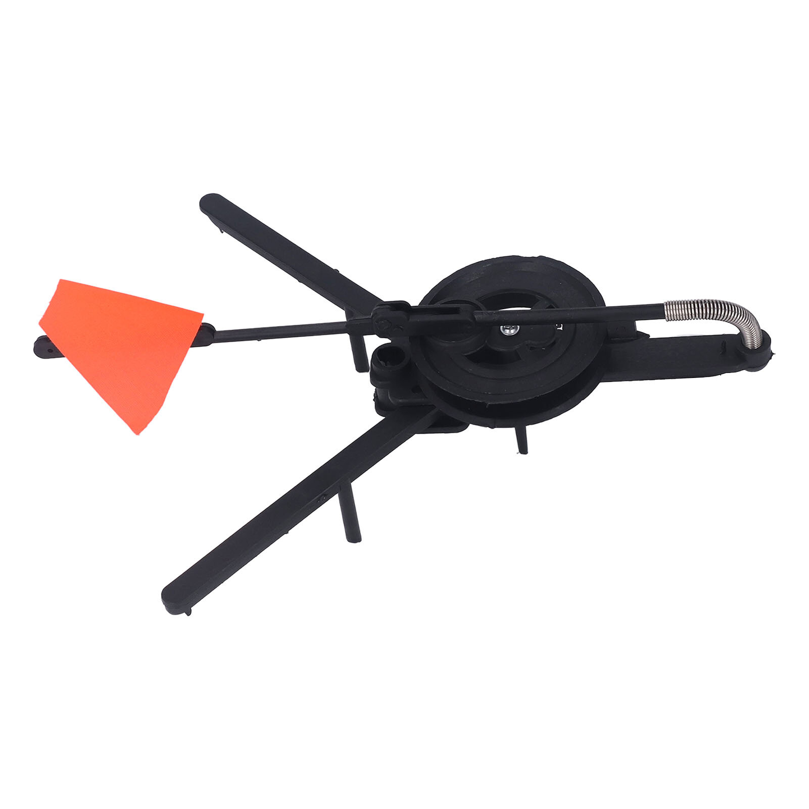 Флаг-маркер для зимней зимней рыбалки треугольной структуры с фиксированным кончиком вверх Индикатор флагштока для зимней рыбалки