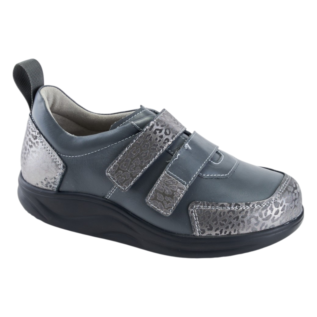 Обувь ортомода ортопедическая сложная без утепленной подкладки женская (п/ботинки) арт.82389-Х-504 СД серый р.37