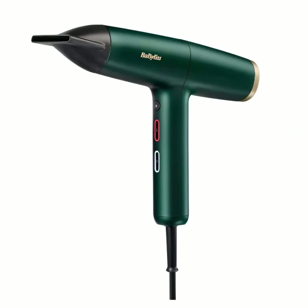 Фен Babyliss D6555DE, профессиональный, 3 скорости, 4 температуры, длина шнура 3 м — фото 1