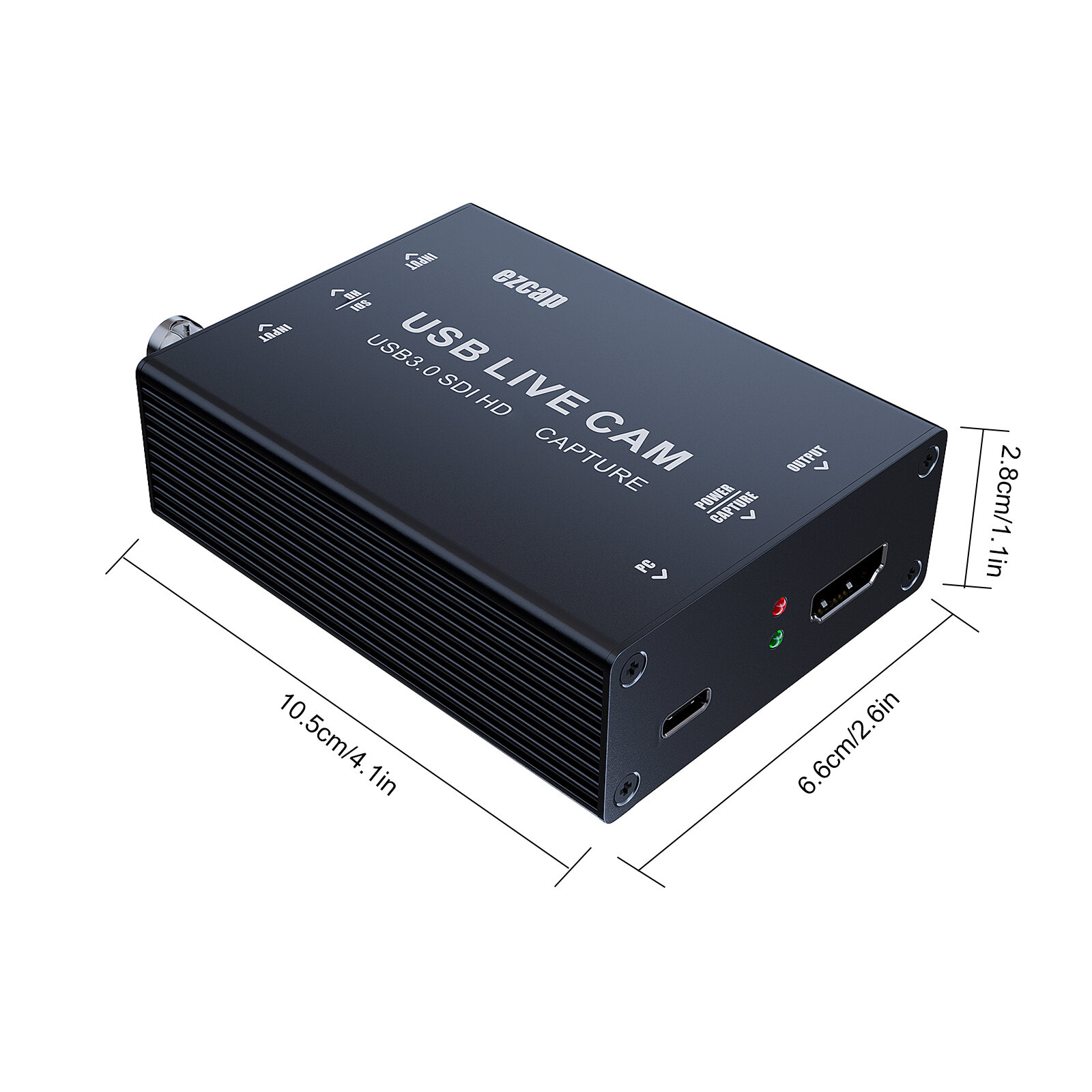 EZCAP327 HD USB3.0 SDI игровая карта видеозахвата 4K 30 кадров в секунду видеорегистратор устройство захвата карт игровое устройство потоковой передачи в реальном времени для OBS PC