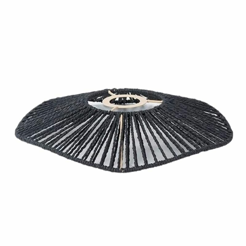 Практичный абажур из бумажного шнура, Черный