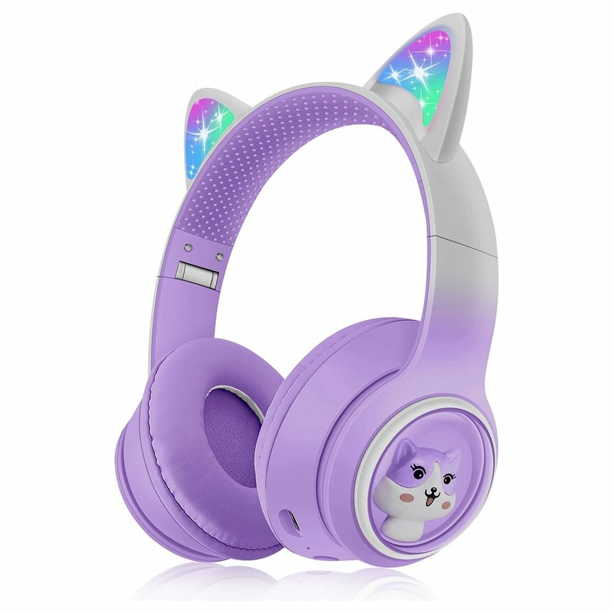 Детские Bluetoothнаушники игровая гарнитура кошачьи ушки для PhoneB