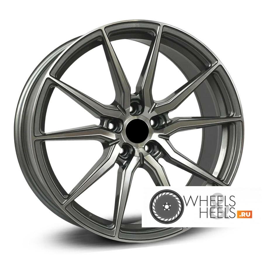 Диск автомобильный литой NEO 206FF 20x9 5x108 et38.5 dia63.3 Антрацитовый с полированной лицевой поверхностью