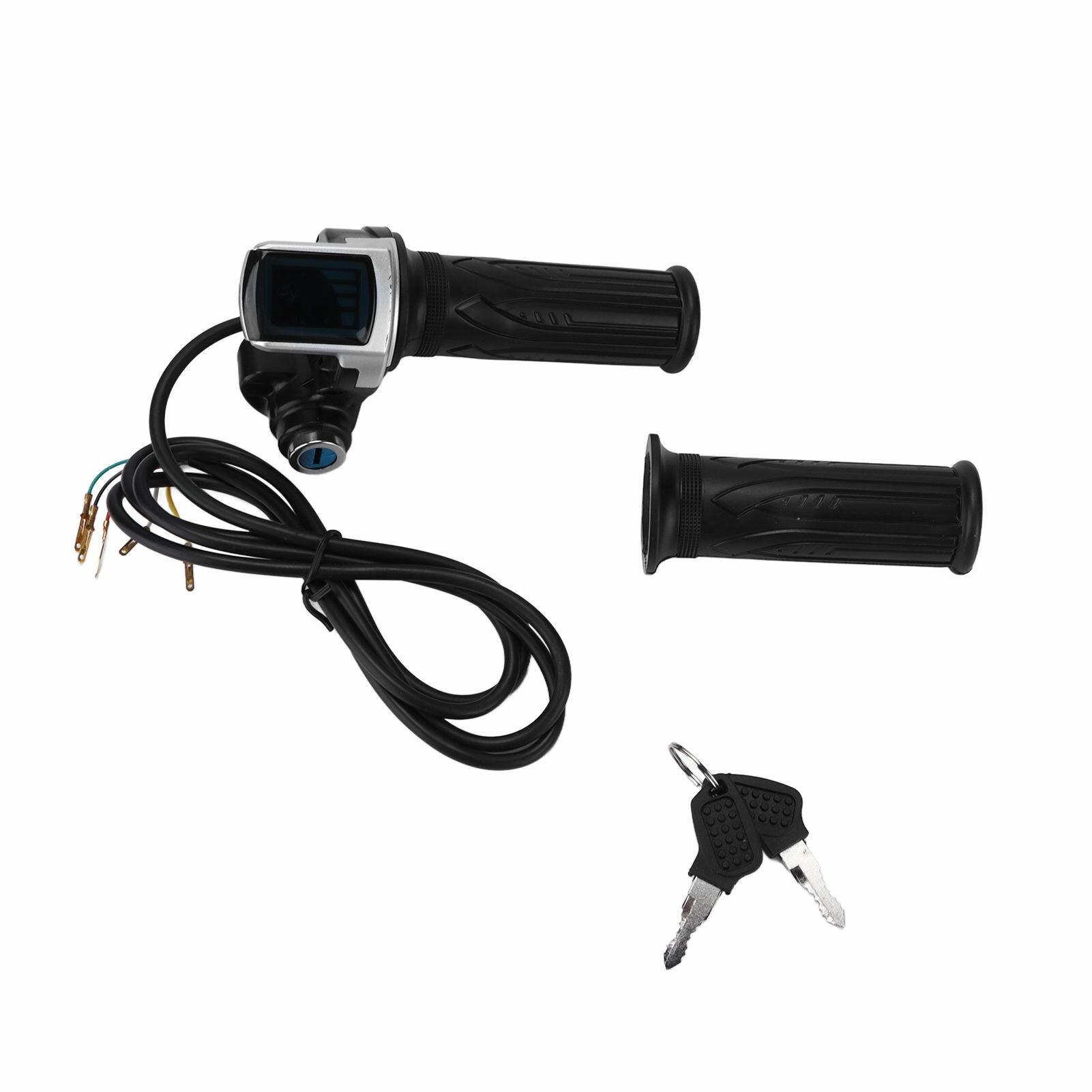 24 В HalfTwist Throttle Grip LED индикатор питания с 2 ключами для электрических велосипедов скутеров