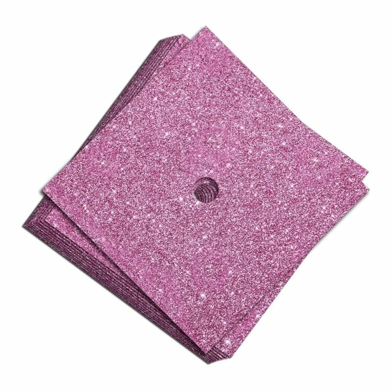 Премиум блестящая бумага для украшения выпускных, без осыпания, Розовый