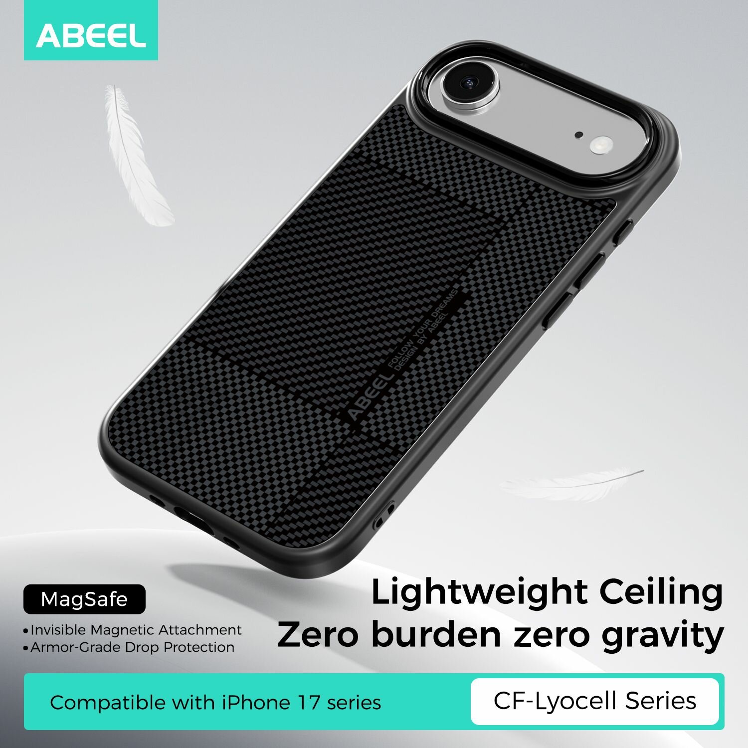 Чехол для Apple iPhone 17 Air (Эпл Айфон 17 Воздух) с функцией беспроводной зарядки Magsafe