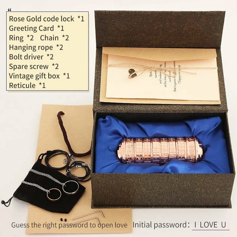 Головоломка Уникальная Металлическая Da Vinci Golden