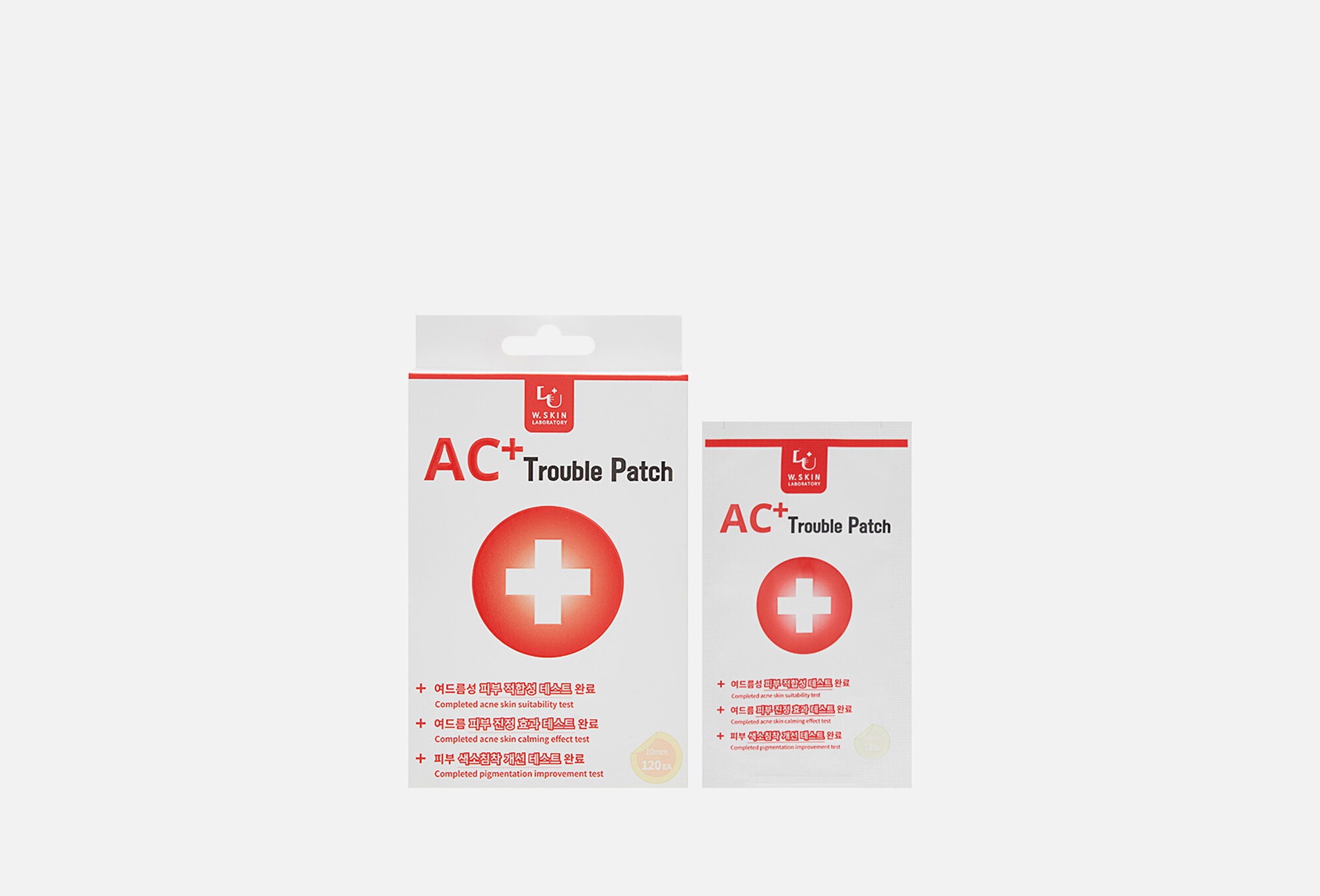 Точечные пластыри дл ялица W.SKIN AC+ TROUBLE PATCH