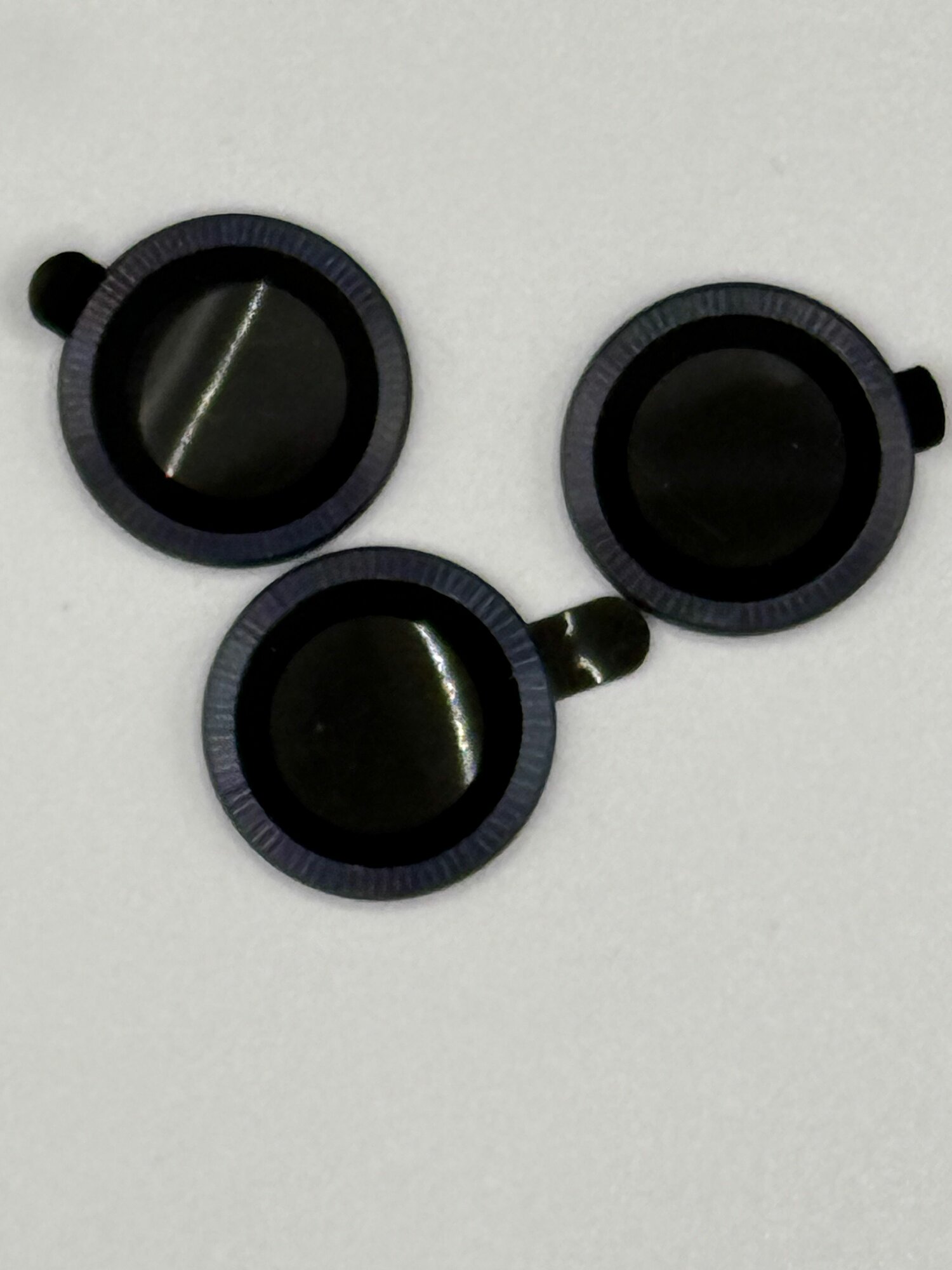 Защитные линзы для камеры iPhone 17 Pro/Pro Max черные