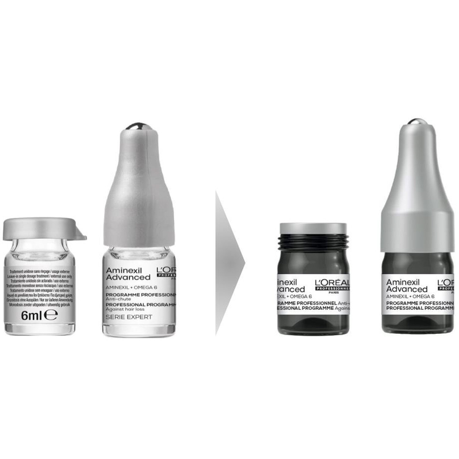 L'oreal Professionnel Программа Aminexil Advanced от выпадения волос Serie Expert Scalp Care, 10 ампул х 6 мл — фото 1