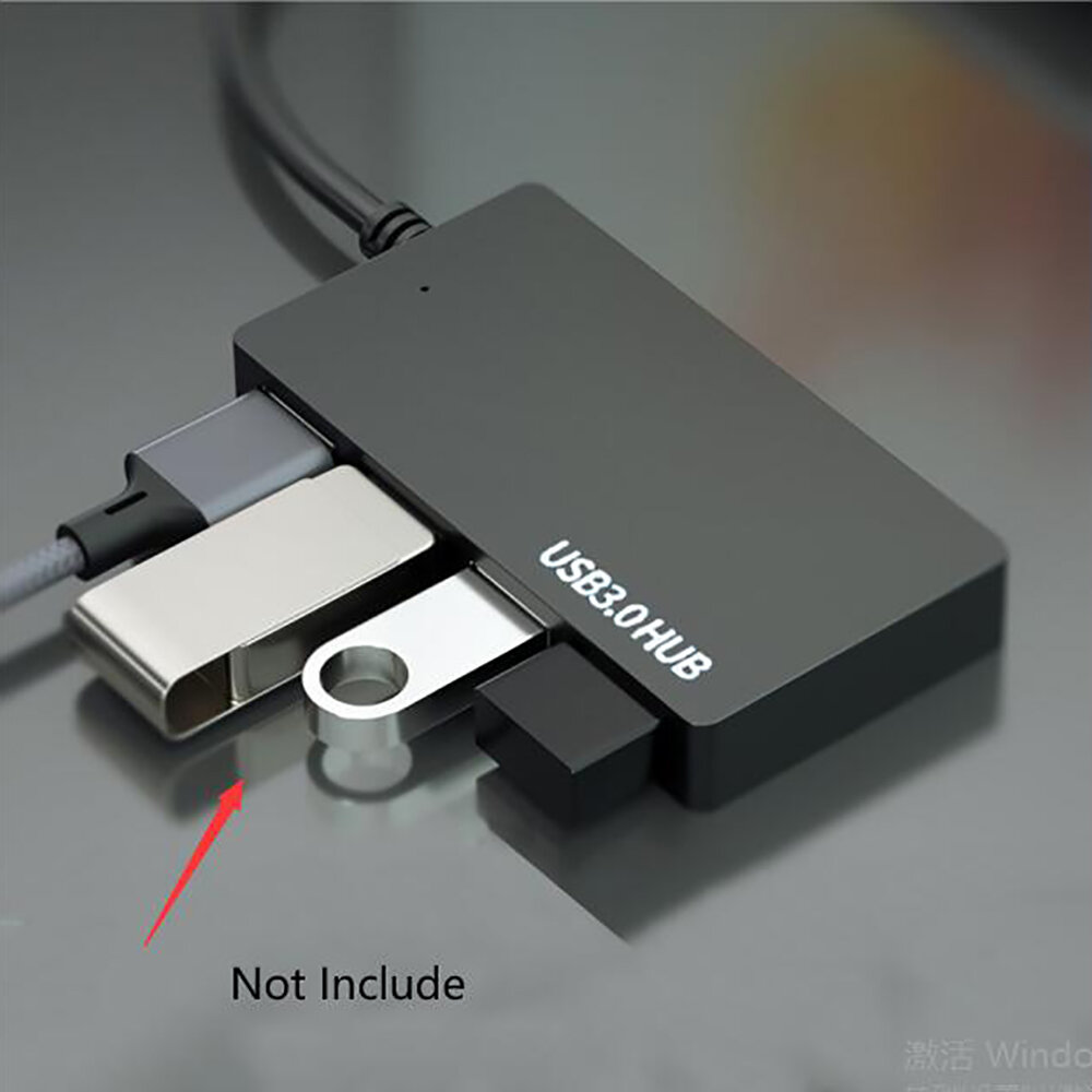4 Порта Концентратора USB3.0 Высокоскоростной Адаптер Multi Splitter 5 Гбит/с Для Настольных ПК Ноутбука