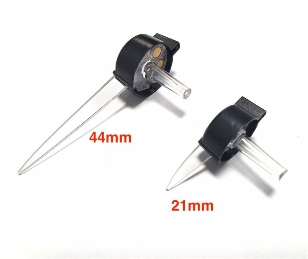 2 шт. 21 мм/44 мм стрелки указателя приборов автомобиля белая ось стандартный световодный указатель