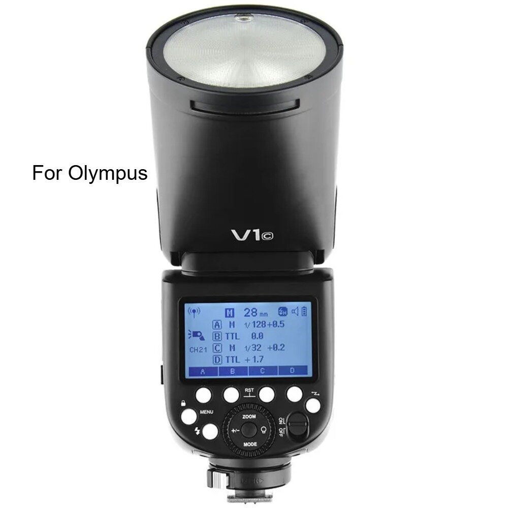 Godox V1 Камера - вспышка TTL 2.4G HSS для одиночного отражения без зеркал For Olympus