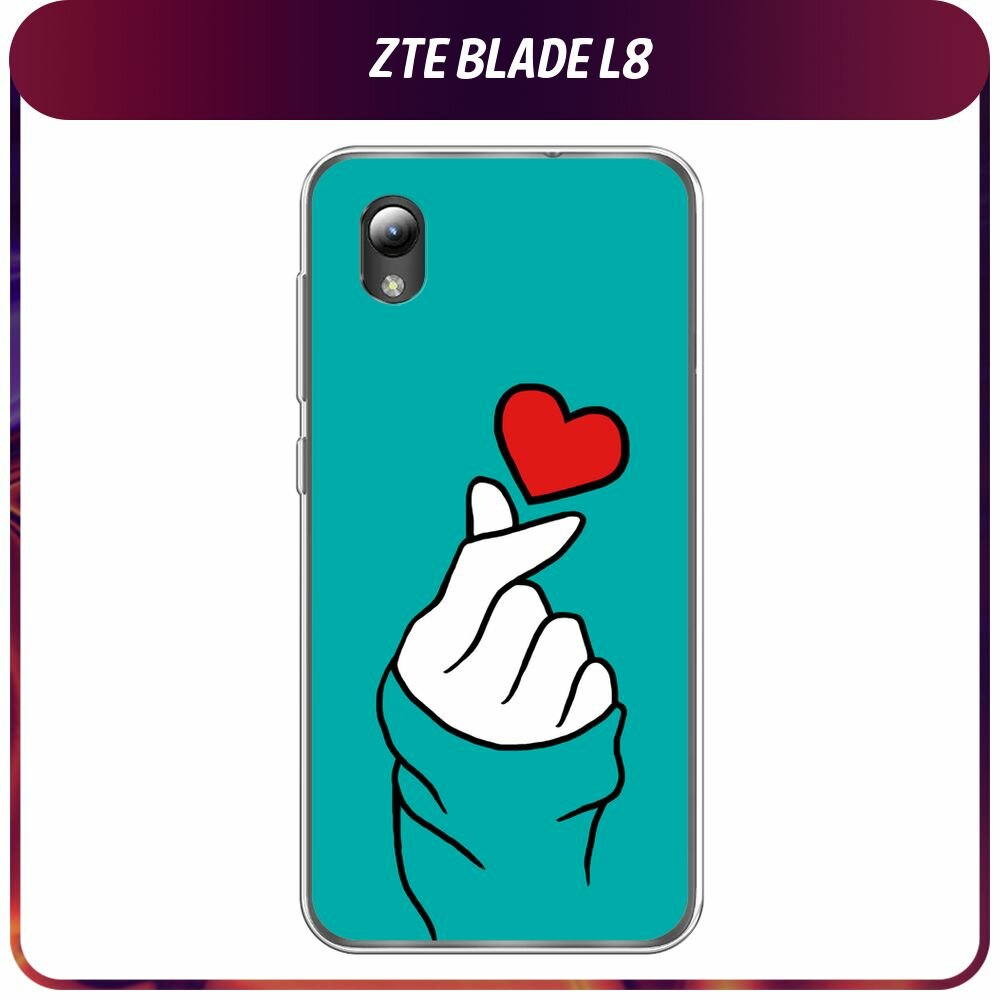 Чехол на ZTE Blade L8/A3 (2019)/A31 lite / ЗТЕ Блэйд L8/A3/A31 Лайт с принтом "Маленькое сердечко"