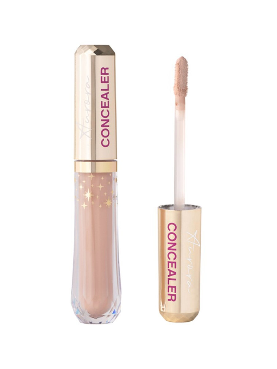 Консилер для лица VIVIENNE SABO AURORA LIQUID CONCEALER со светоотражающими частицами тон 02