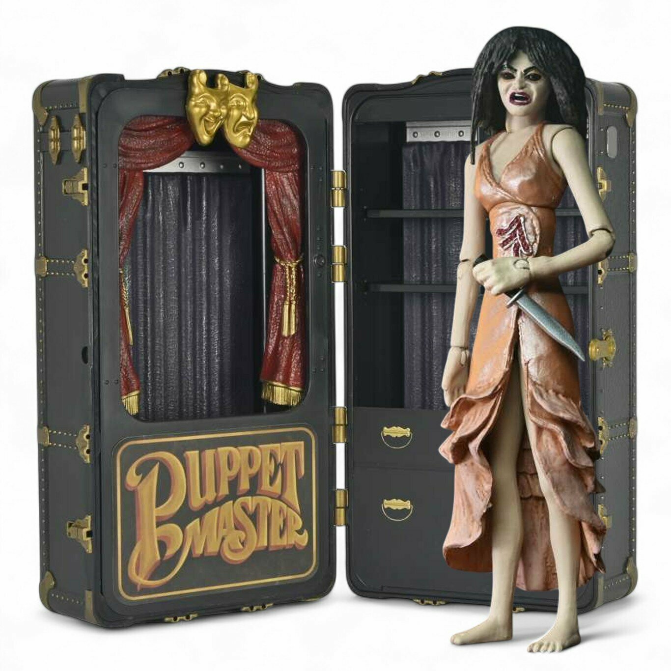 Фигурки Женщина-личинка и Чемодан Андре Тулона "Повелитель кукол" от Neca