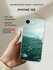 Силиконовый чехол на Apple iPhone 16e/17e / Айфон 16е/17e с принтом "Волны 12"
