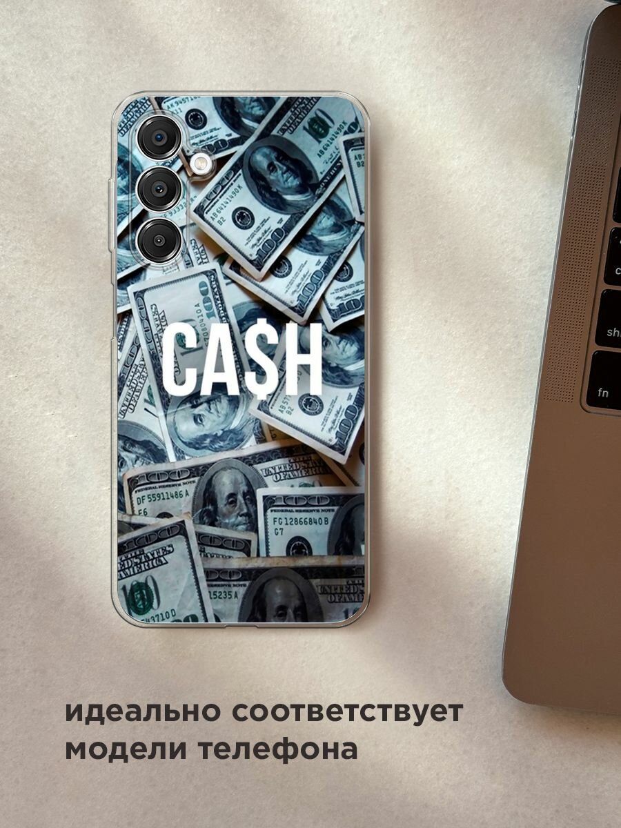 Силиконовый чехол на Samsung Galaxy A16 / Самсунг А16 с принтом "Cash" — фото 1