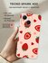 Чехол на Tecno Spark 40C / Текно Спарк 40C с принтом "Heart strawberries 1 - 14 ...