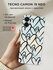 Чехол на Tecno Camon 19 Neo / Техно Камон 19 Нео с принтом "Hearts doodle black ...