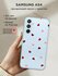 Чехол на Samsung Galaxy A54 / Самсунг A54 с принтом "Бордовые сердечки 2"