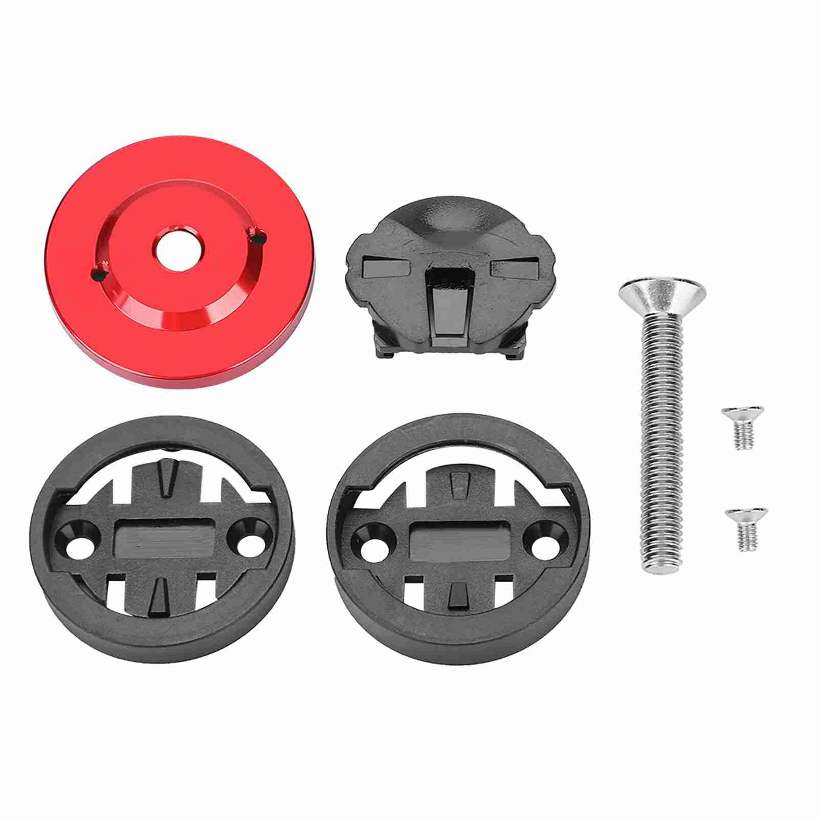 Держатель для велокомпьютера на вынос руля, крепление для секундомера, GPS-спидометра (красный)