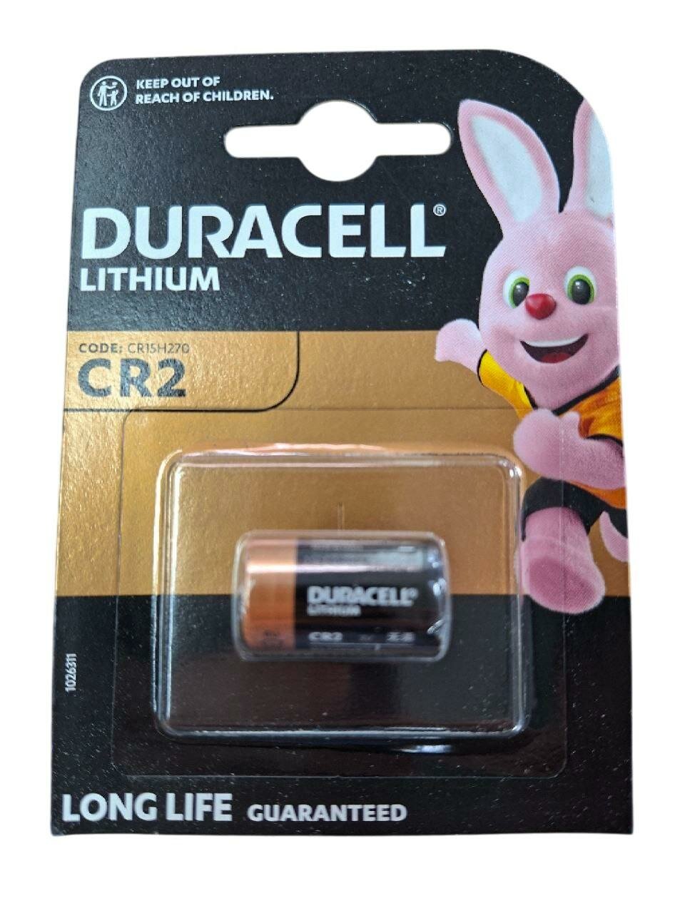 Батарейка Duracell CR2 Lithium 3V BL1 , 1шт.