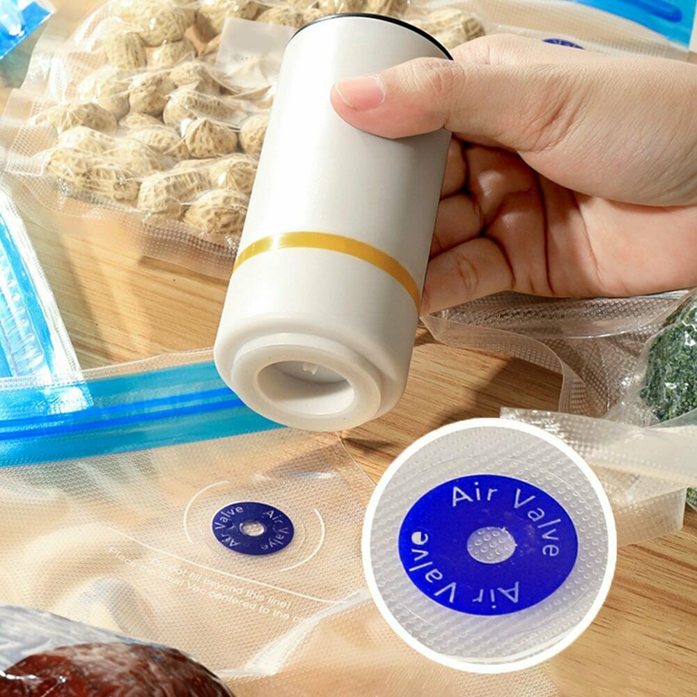 Мини вакуумный упаковщик ручной аккумуляторный для контейнеров и пакетов