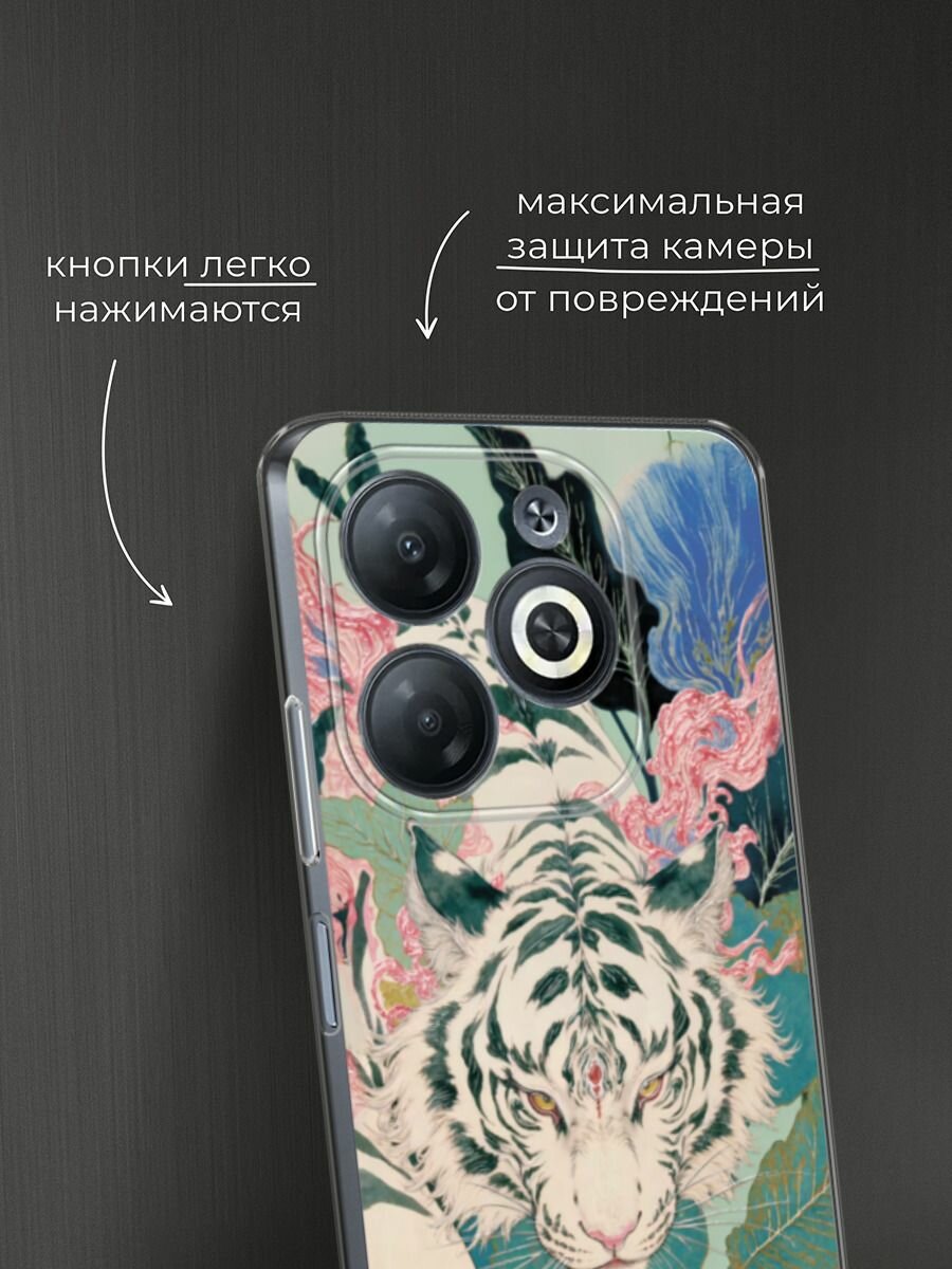 Чехол на Infinix Smart 8/8 HD/HOT 40i / Инфиникс Смарт 8/8 HD/HOT 40i с принтом "Охотник" — фото 1