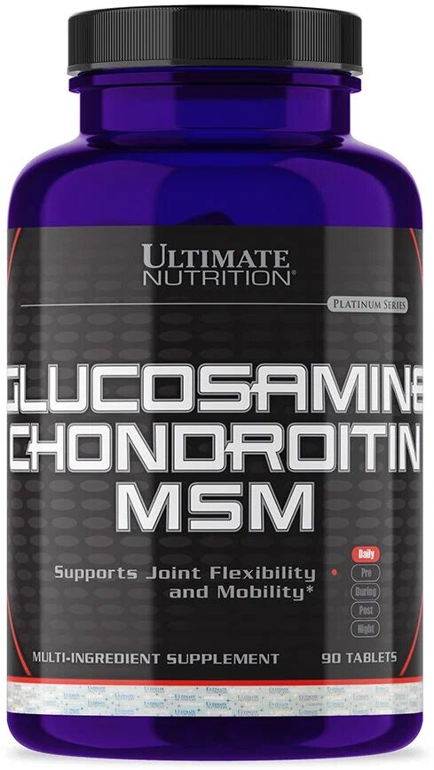 Препарат для укрепления связок и суставов Ultimate Nutrition Glucosamine Chondroitin MSM