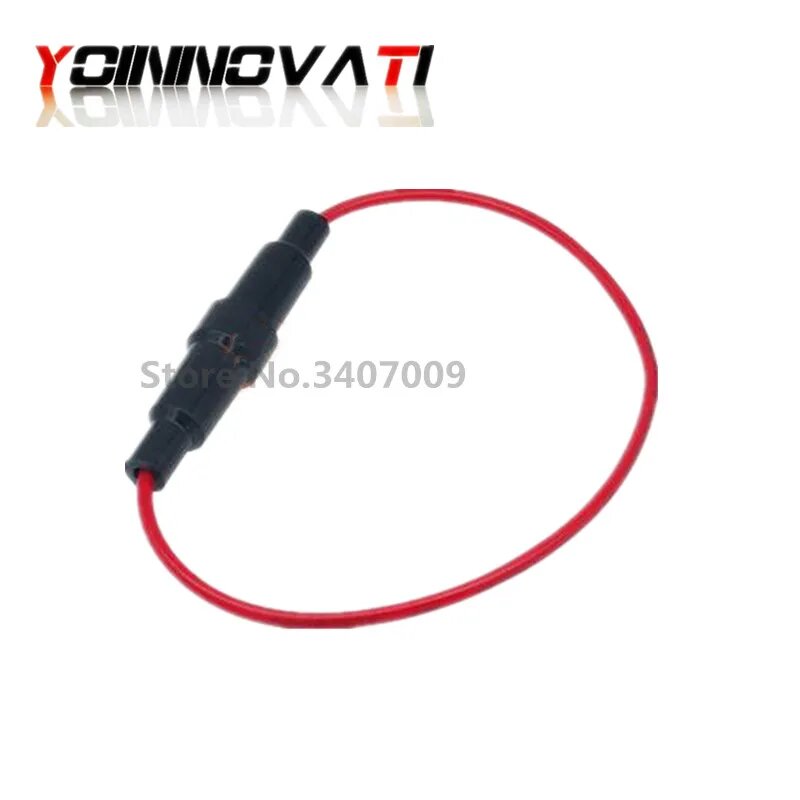 Стеклянный держатель предохранителя 5*20 мм, винтовой Тип 5x20 мм, стеклянная трубка Предохранителя 22 AWG проводной кабель 100 в, 250 шт, корпус предохранителя