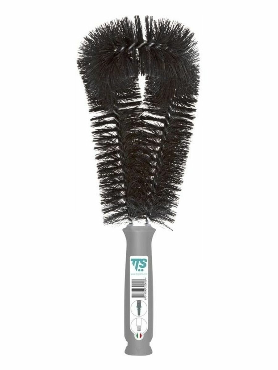 Изогнутая полотняная щетка TTS с системой крепления Lampo для телескопических рукояток и штанг