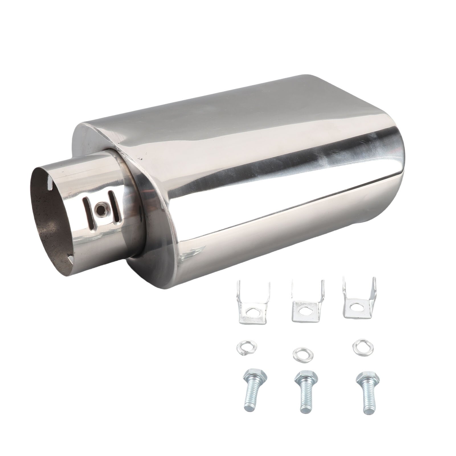 Конический Наконечник Выхлопной Трубы Автомобиля 60-137 мм Из Нержавеющей Стали для Модификации