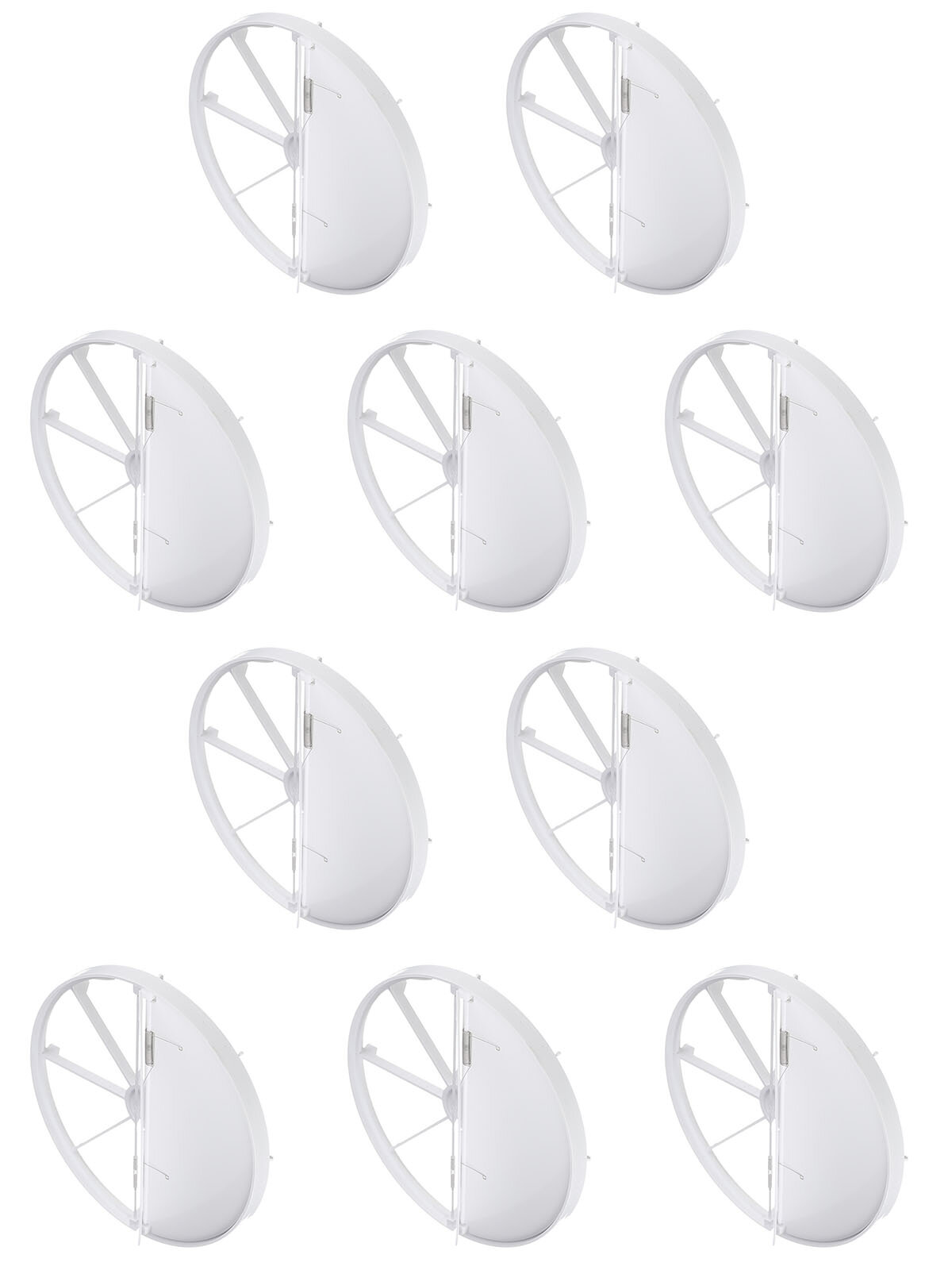 Клапан обратный пластиковый d100 мм (10 шт.)