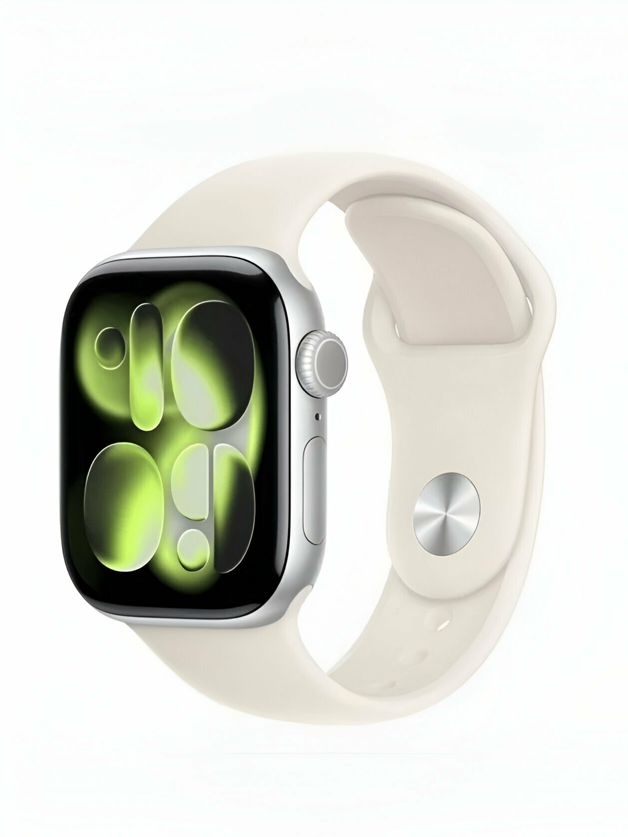 Умные часы Apple Watch S11 GPS 42mm Silver Aluminium Case with Starlight Sport Band - M/L