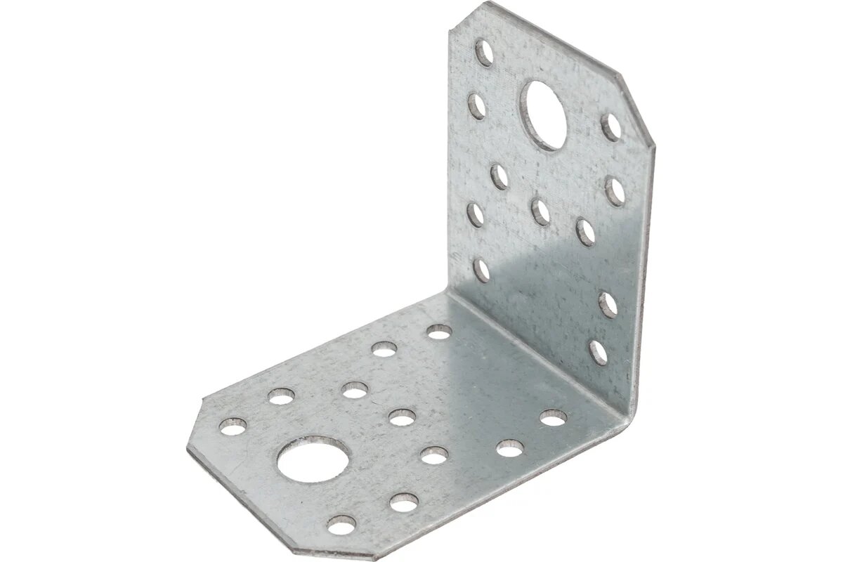 Жесть Уголок крепежный 2 мм, 70x70x55 мм, металлическая деталь УТ-00010993 сталь