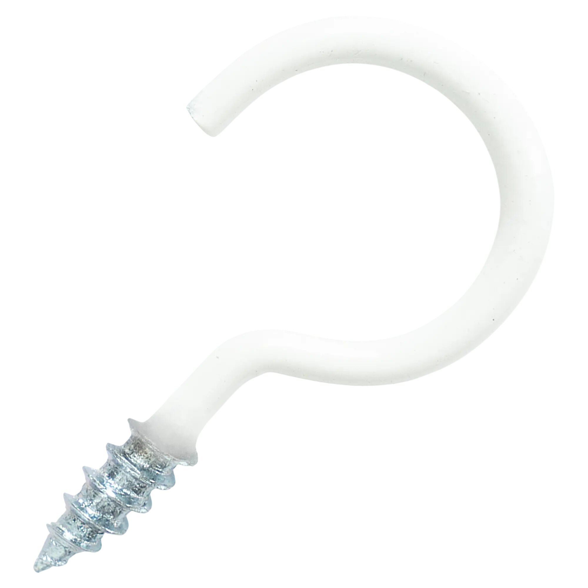 Шуруп-крюк 3x10 мм из стали RAL9003, крепеж для каркасных систем, набор 15 шт.