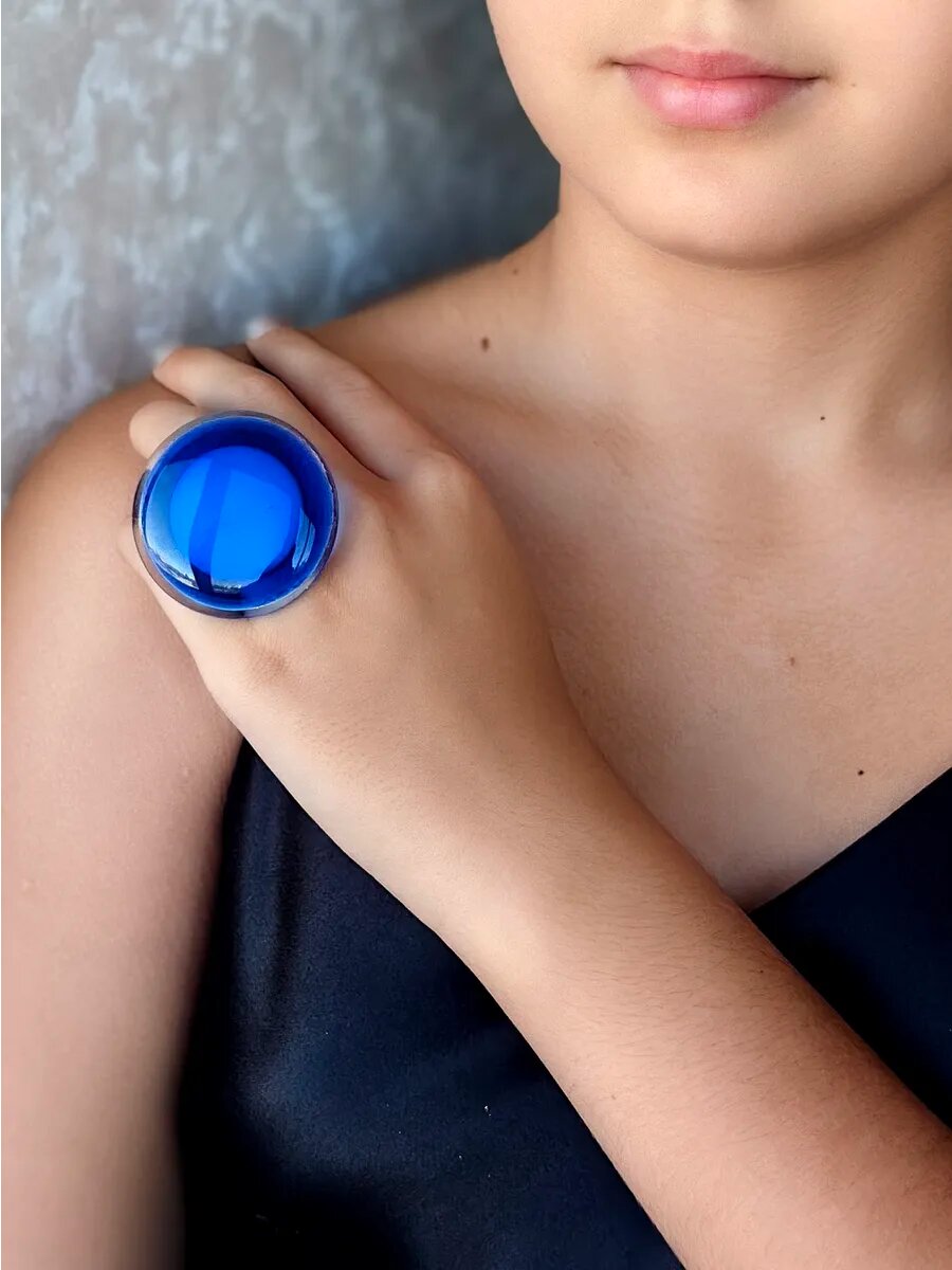 Кольцо, муранское стекло