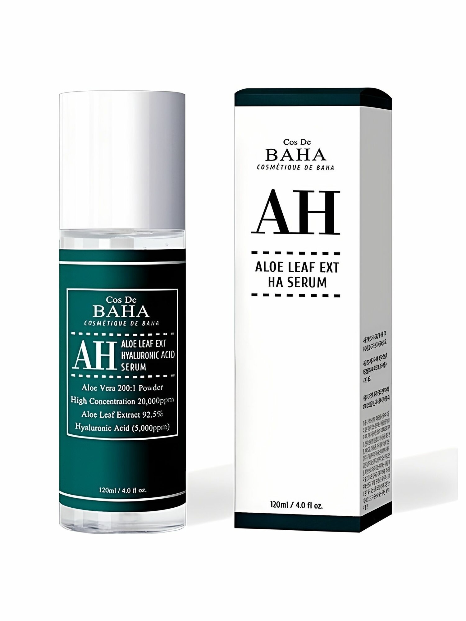 Cos De BAHA Сыворотка для лица с экстрактом алоэ вера и гиалуроновой кислотой Aloe Serum (AH) 120мл